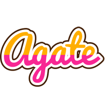 Agate Logo | Name Logo Generator - Smoothie, Summer, Birthday, Kiddo, Colors Style