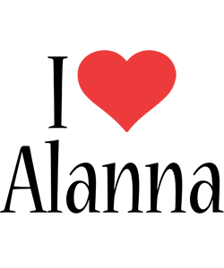 Alanna Logo | Name Logo Generator - I Love, Love Heart, Boots, Friday ...