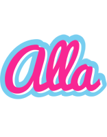 Alla Logo | Name Logo Generator - Popstar, Love Panda, Cartoon, Soccer ...