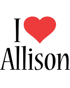 Allison Logo | Name Logo Generator - I Love, Love Heart, Boots, Friday ...