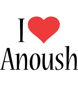 Anoush Logo | Name Logo Generator - I Love, Love Heart, Boots, Friday ...