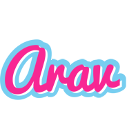 Arav Logo | Name Logo Generator - Popstar, Love Panda, Cartoon, Soccer, America Style