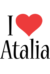 Atalia Logo | Name Logo Generator - I Love, Love Heart, Boots, Friday ...