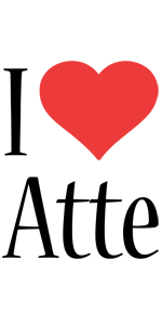 Atte Logo | Name Logo Generator - I Love, Love Heart, Boots, Friday ...