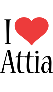 Attia Logo | Name Logo Generator - I Love, Love Heart, Boots, Friday ...