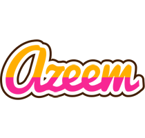 Azeem Logo | Name Logo Generator - Smoothie, Summer, Birthday, Kiddo, Colors Style