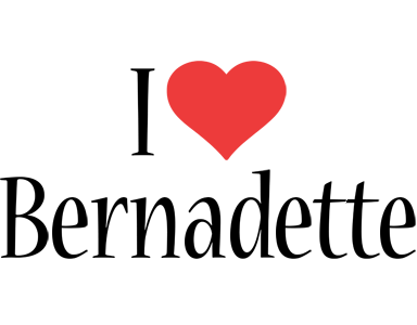 Bernadette Logo | Name Logo Generator - I Love, Love Heart, Boots ...