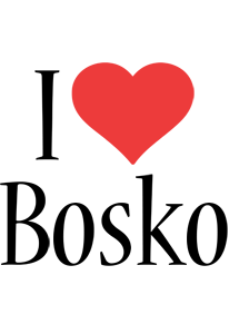 Bosko Logo | Name Logo Generator - I Love, Love Heart, Boots, Friday ...