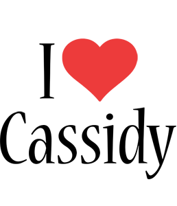 Cassidy Logo | Name Logo Generator - I Love, Love Heart, Boots, Friday ...