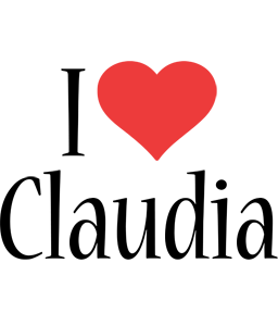 Claudia Logo | Name Logo Generator - I Love, Love Heart, Boots, Friday ...