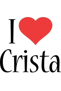 Crista Logo | Name Logo Generator - I Love, Love Heart, Boots, Friday ...