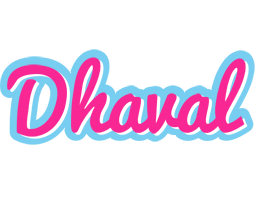 Dhaval Name Logo