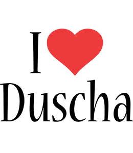Duscha Logo | Name Logo Generator - I Love, Love Heart, Boots, Friday ...