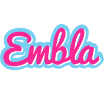 Embla Logo | Name Logo Generator - Popstar, Love Panda, Cartoon, Soccer ...