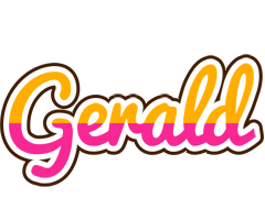 Gerald Logo | Name Logo Generator - Smoothie, Summer, Birthday, Kiddo, Colors Style