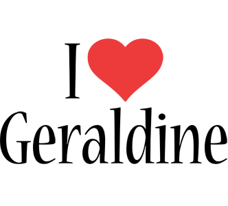 Geraldine Logo | Name Logo Generator - I Love, Love Heart, Boots ...