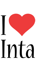 Inta Logo | Name Logo Generator - I Love, Love Heart, Boots, Friday ...