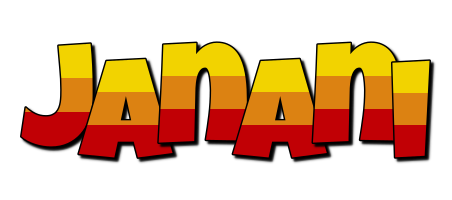 Janani Name Logo Janai Logo | Free Name Design Tool From Flaming Text