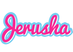 Jerusha Logo | Name Logo Generator - Popstar, Love Panda, Cartoon, Soccer, America Style