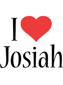 Josiah Logo | Name Logo Generator - I Love, Love Heart, Boots, Friday ...