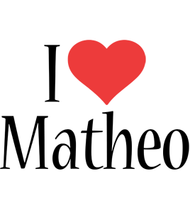 Matheo Logo | Name Logo Generator - I Love, Love Heart, Boots, Friday ...