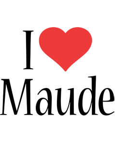 Maude Logo | Name Logo Generator - I Love, Love Heart, Boots, Friday ...