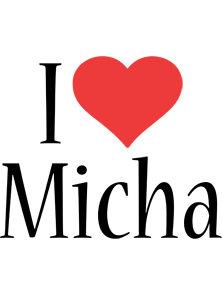 Micha Logo | Name Logo Generator - I Love, Love Heart, Boots, Friday ...