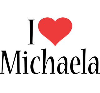Michaela Logo | Name Logo Generator - I Love, Love Heart, Boots, Friday ...