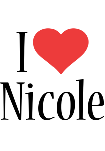 Nicole Logo | Name Logo Generator - I Love, Love Heart, Boots, Friday ...