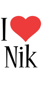 Nik Logo | Name Logo Generator - I Love, Love Heart, Boots, Friday ...
