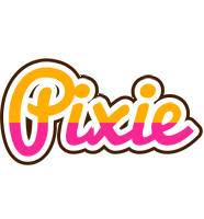 Pixie Logo | Name Logo Generator - Smoothie, Summer, Birthday, Kiddo, Colors Style