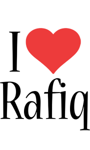 Rafiq Logo | Name Logo Generator - I Love, Love Heart, Boots, Friday ...