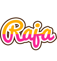 Raja Logo | Name Logo Generator - Smoothie, Summer, Birthday, Kiddo, Colors Style