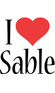 Sable Logo | Name Logo Generator - I Love, Love Heart, Boots, Friday ...