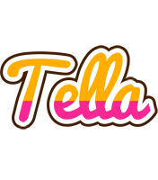 Tella Logo | Name Logo Generator - Smoothie, Summer, Birthday, Kiddo, Colors Style