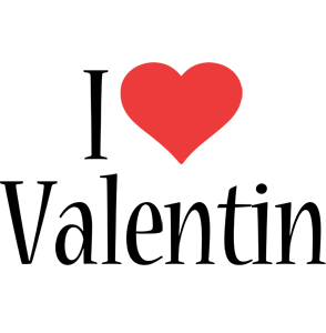 Valentin Logo | Name Logo Generator - I Love, Love Heart, Boots, Friday ...