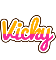 Vicky Logo | Name Logo Generator - Smoothie, Summer, Birthday, Kiddo, Colors Style