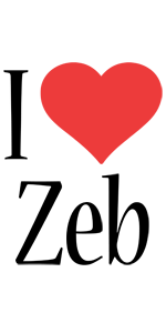 Zeb Logo | Name Logo Generator - I Love, Love Heart, Boots, Friday ...