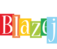 Blazej Logo | Name Logo Generator - Smoothie, Summer, Birthday, Kiddo, Colors Style