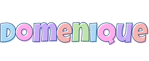 Domenique Logo | Name Logo Generator - Candy, Pastel, Lager, Bowling ...