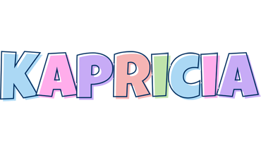 Kapricia Logo | Name Logo Generator - Candy, Pastel, Lager, Bowling Pin ...