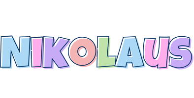 Nikolaus Logo | Name Logo Generator - Candy, Pastel, Lager, Bowling Pin ...