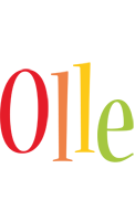 Olle Logo | Name Logo Generator - Smoothie, Summer, Birthday, Kiddo, Colors Style